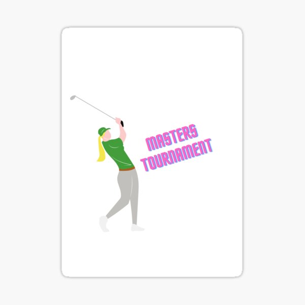 "Masters golf" Sticker for Sale by Yourbuy | Redbubble