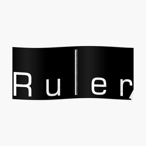 "Scale Ruler" Poster for Sale by tmsarts | Redbubble