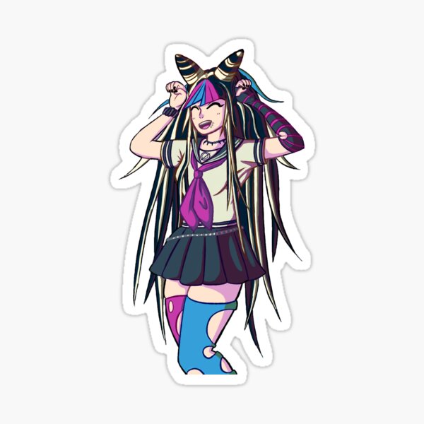 "Ibuki Mioda dancing" Sticker for Sale by bythemeadow | Redbubble