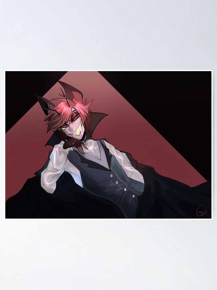 "Vampire Alastor" Poster by gwi-xx | Redbubble