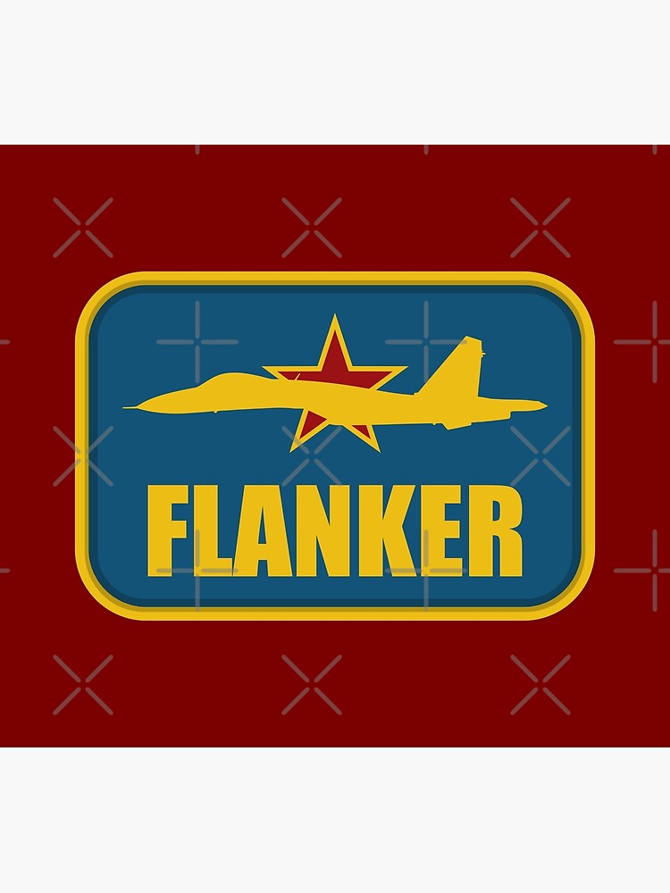 "SU-27 Flanker Patch" Poster for Sale by TGStudios | Redbubble