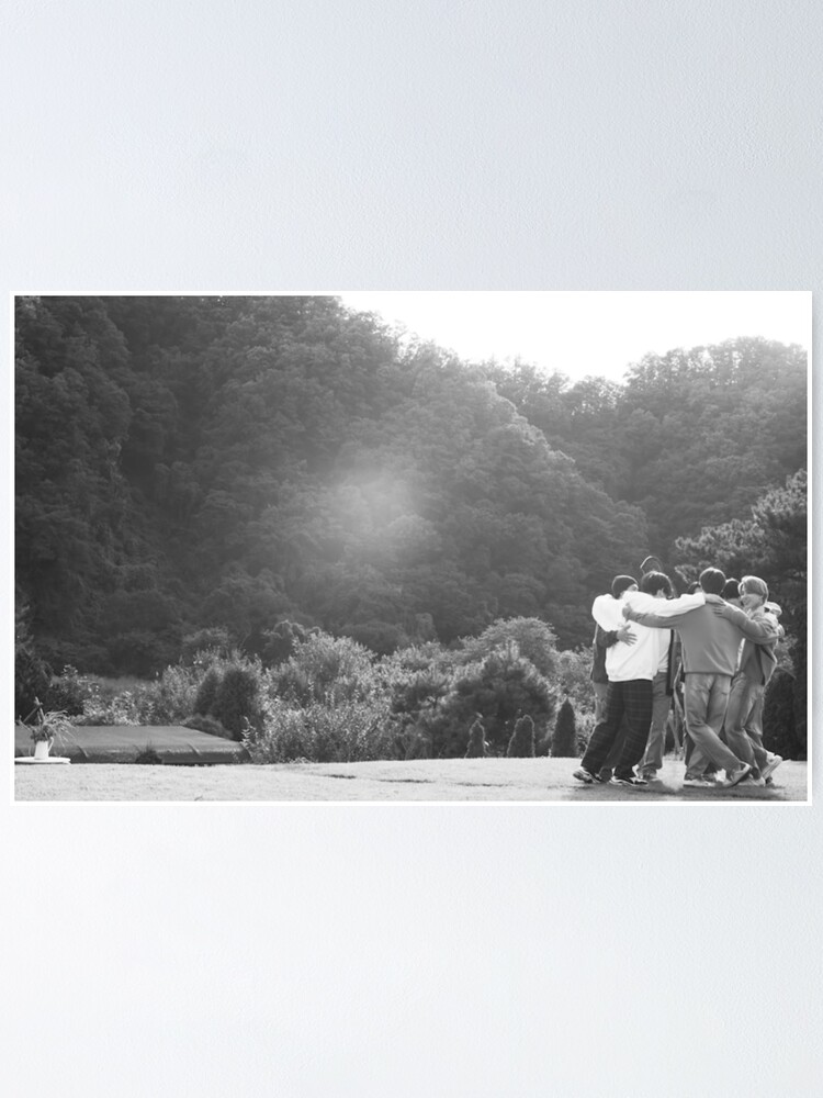 "bts life goes on group hug" Poster by hnguyen22 | Redbubble