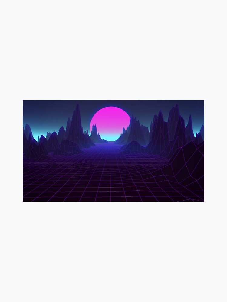 "Vaporwave Sun" Sticker for Sale by Vaperz | Redbubble