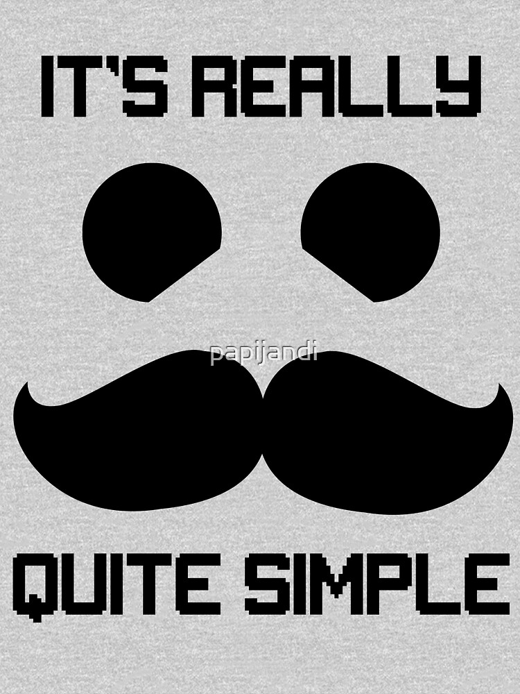 "Mumbo Jumbo | It's Really Quite Simple Black" T-shirt by papijandi ...