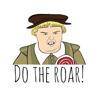 "Do the roar kid" Sticker for Sale by froggyleggs | Redbubble