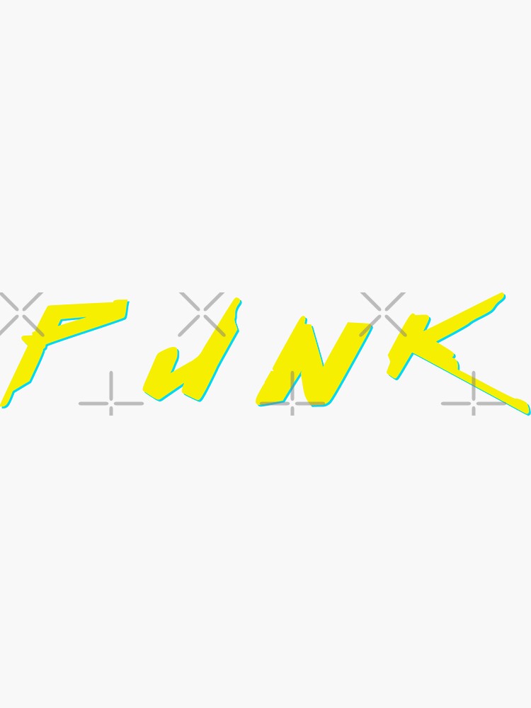 "Punk: Gaming Cyber World" Sticker for Sale by Prashant97 | Redbubble