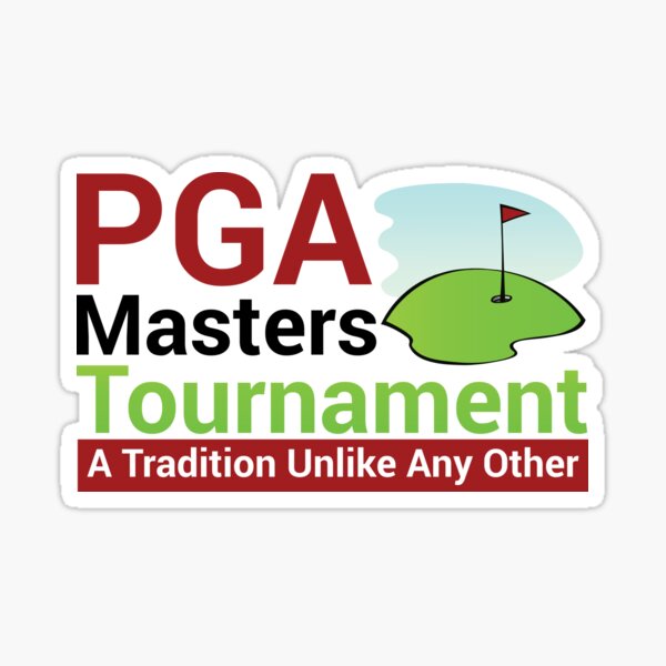 "Masters Tournament" Sticker for Sale by Rubab Designs | Redbubble