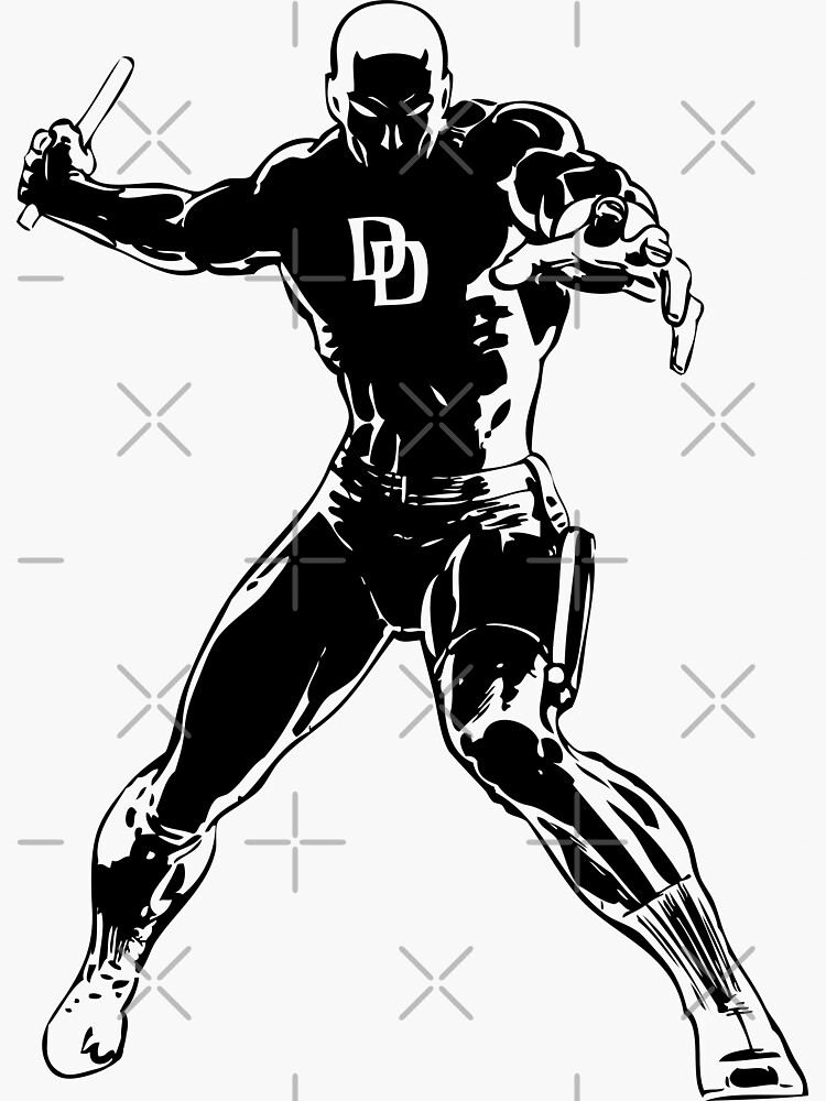 "Daredevil" Sticker for Sale by gabrielpastor | Redbubble
