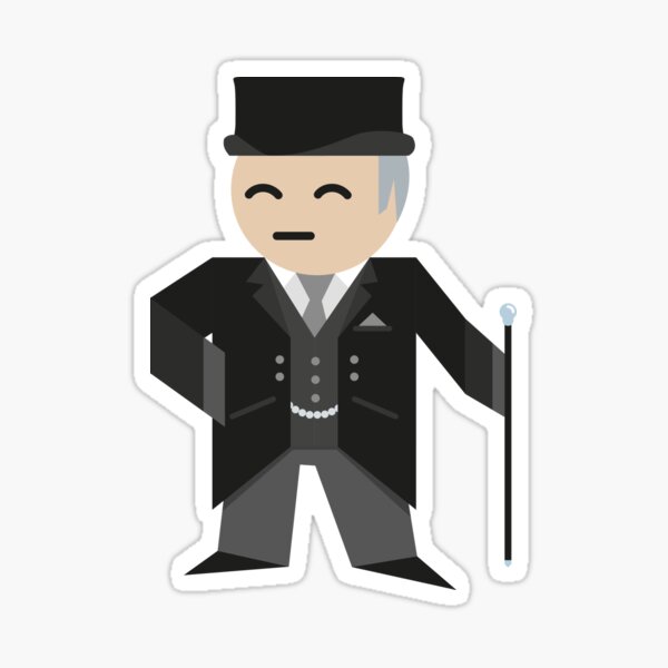 "Work Character – Funeral Director" Sticker by stirlingwork | Redbubble