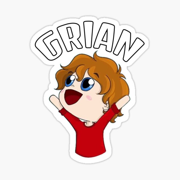 "Grian" Sticker for Sale by art-master1 | Redbubble