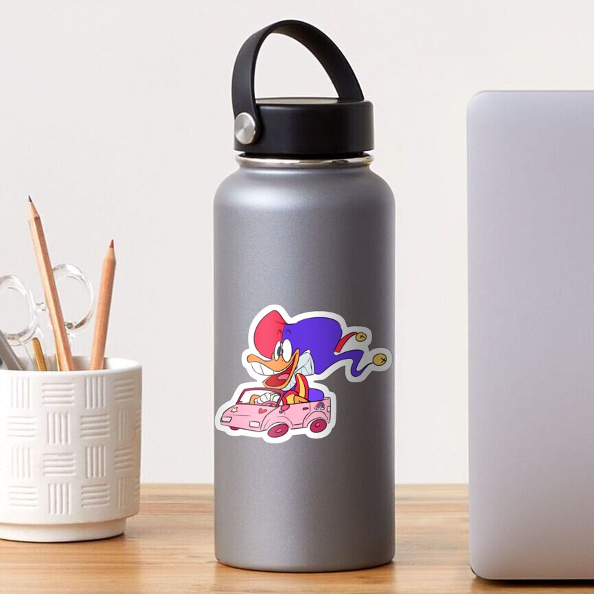 "Quackerjack in a Tiny Car" Sticker by MistySparkles | Redbubble