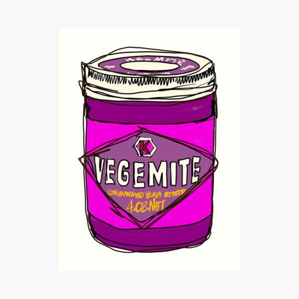 Vegemite Art Prints | Redbubble