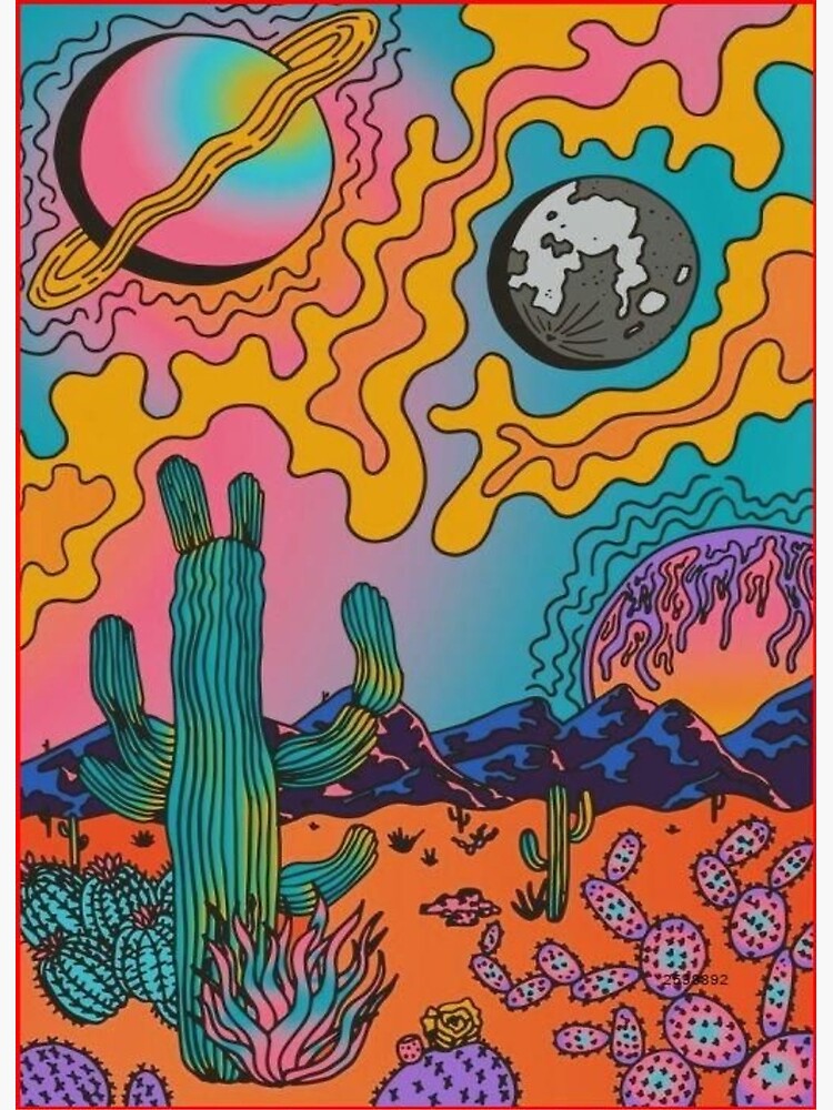 "Trippy Desert " Poster for Sale by butdidyoudie | Redbubble