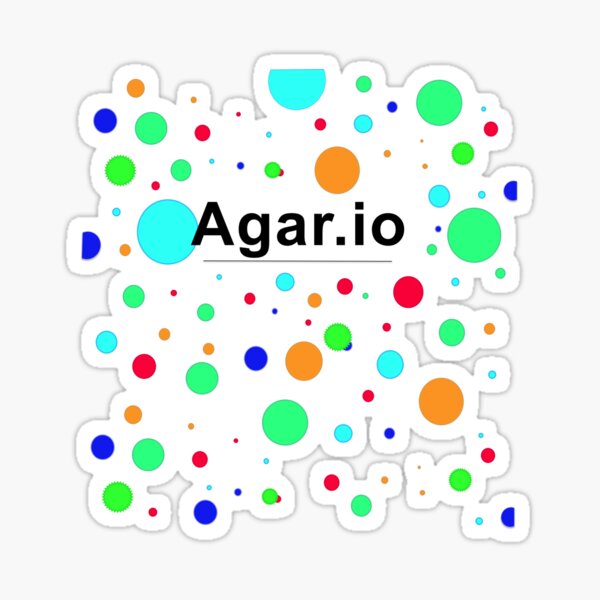 "Agar.io logo" Sticker for Sale by DesignMil | Redbubble