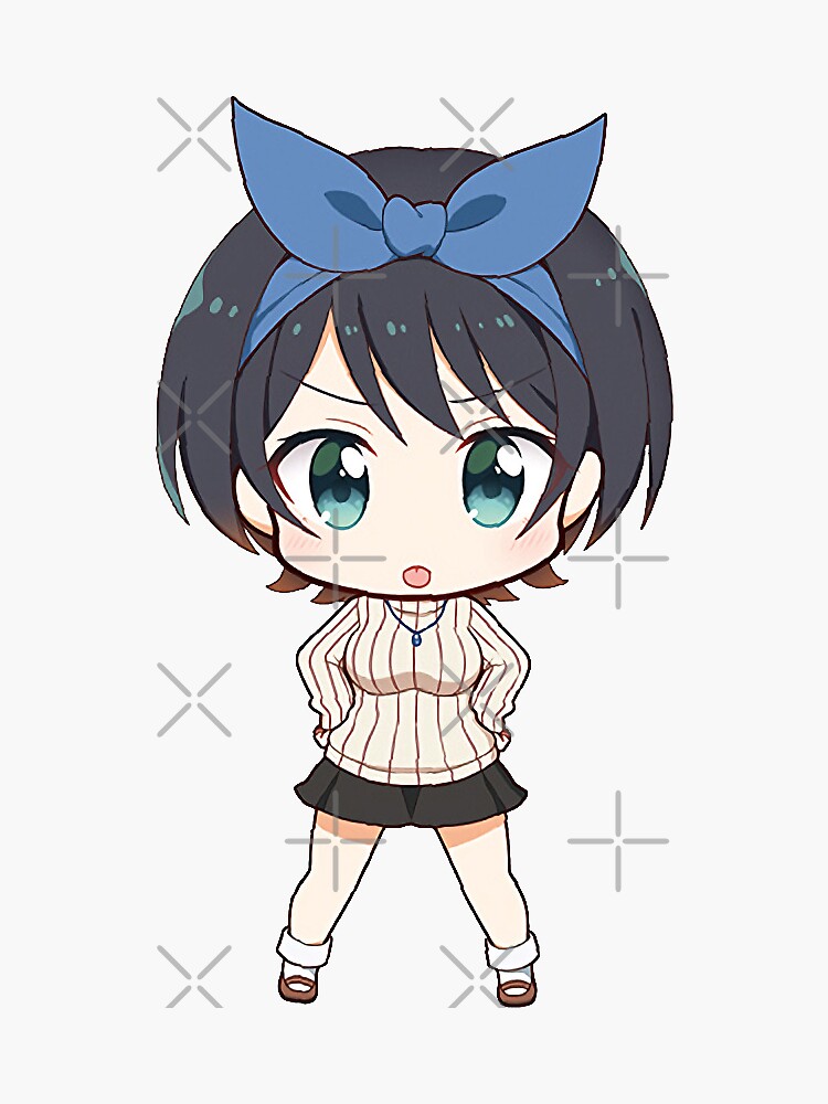 Pegatina «Rent a GF | Ruka en forma de chibi ver2» de GravityZeRo ...