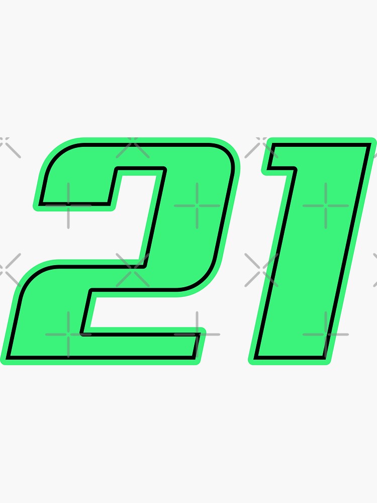 "Moto GP racing Championship Italian rider number 21 green and black ...