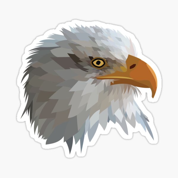 "Eagle Head" Sticker for Sale by amersoliman | Redbubble