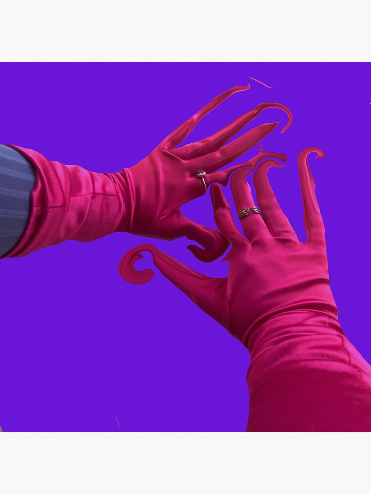 "ALIEN FINGERS" Sticker by Maddysart45 | Redbubble