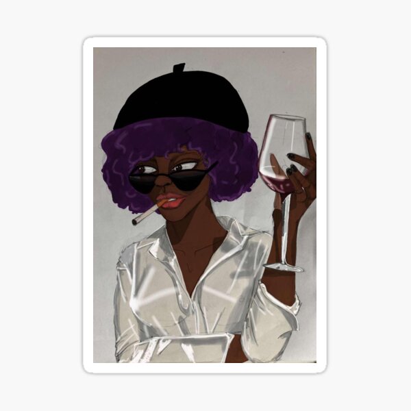 "Unbothered" Sticker for Sale by Kiasi | Redbubble