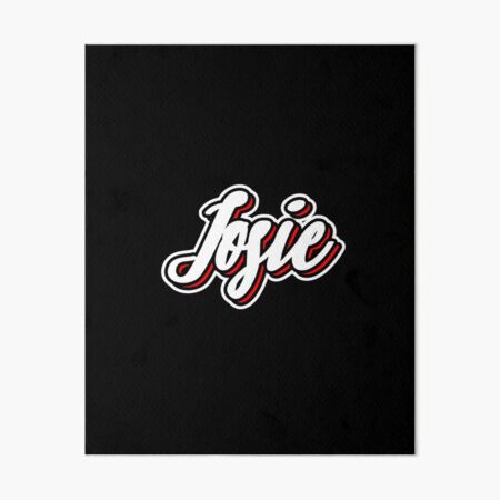 "Josie first name - hand lettering design" Art Board Print for Sale by ...
