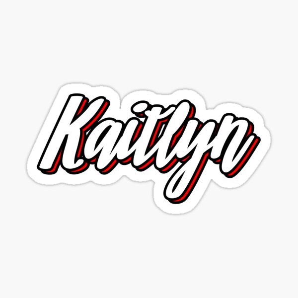 Kaitlyn In Bubble Letters