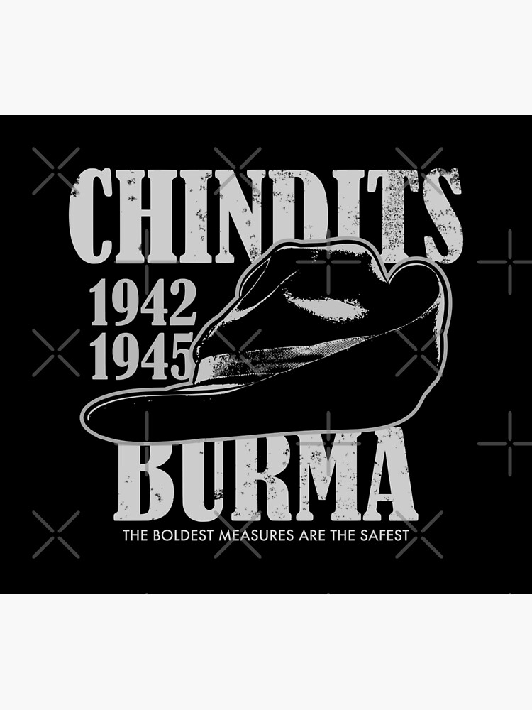 "WW2 British Special Forces - Chindits Burma (distressed)" Poster by ...