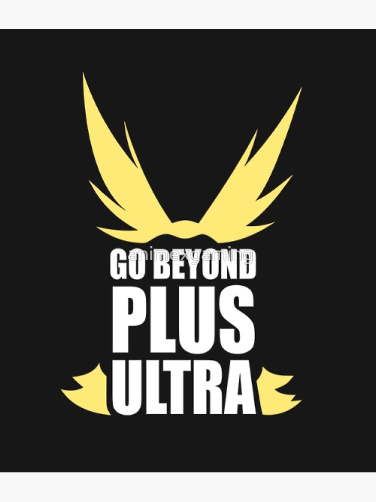 "My Hero Academia Go Beyond Plus Ultra" Sticker by animexgaming | Redbubble