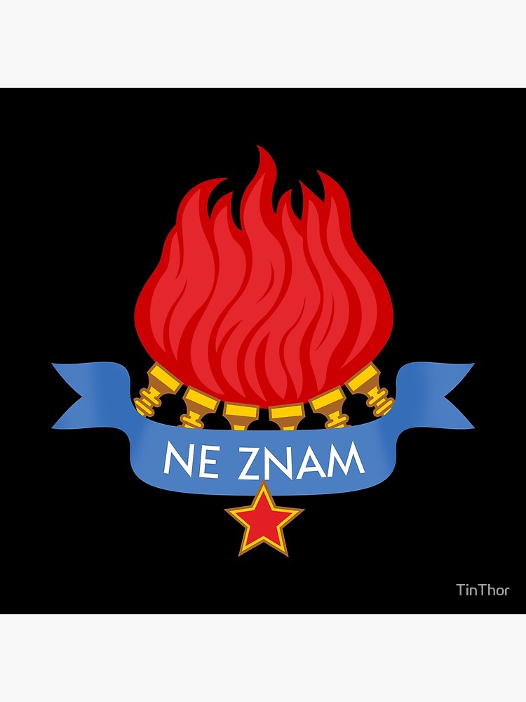 "Yugoslavia Ne Znam" Poster for Sale by TinThor | Redbubble