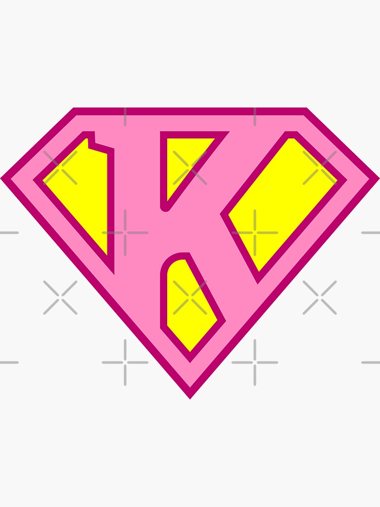 "Letter K | Super Letter Vol.2" Sticker for Sale by GoodGamesMP | Redbubble