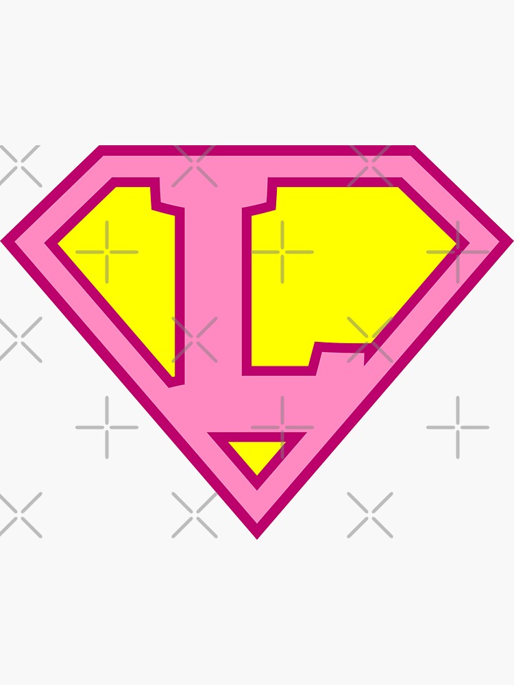 "Letter L | Super Letter Vol.2" Sticker for Sale by GoodGamesMP | Redbubble