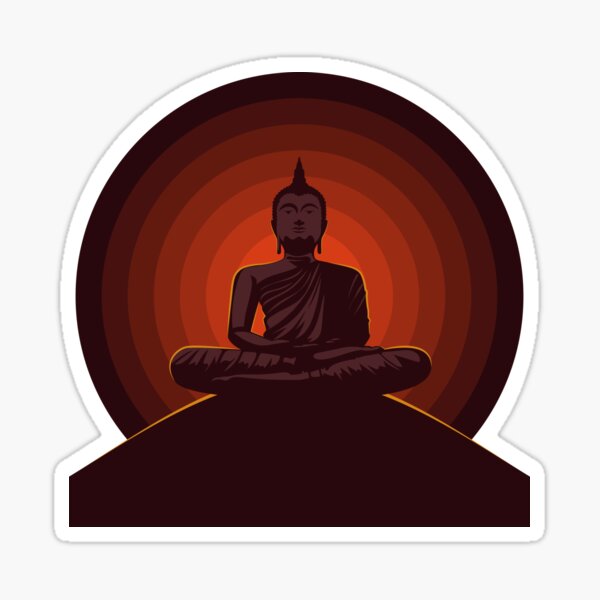 "Gautama Buddha" Sticker for Sale by LivingKreative | Redbubble