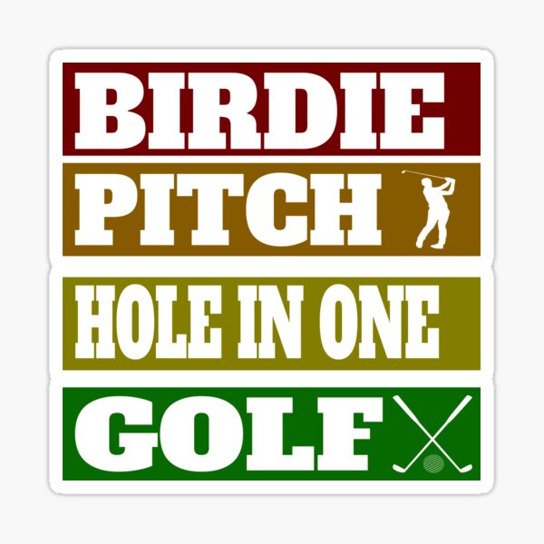 "Golf Golfer Golfer Golf Ball Sayings Gifts" Sticker by maniac3000 ...