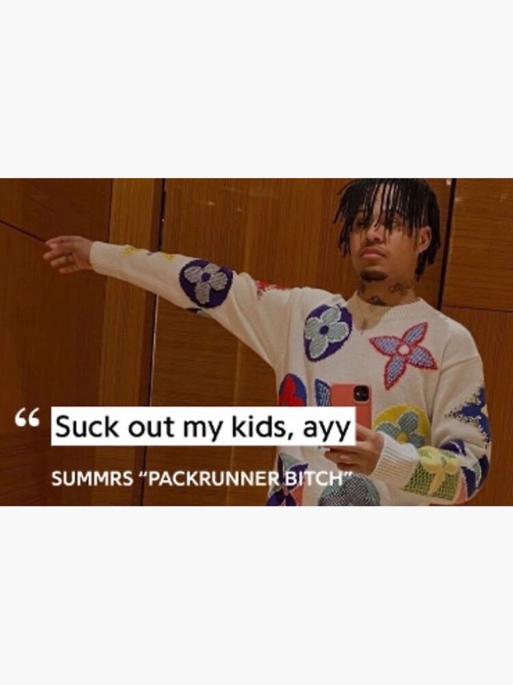 "Summrs summrsxo packrunner slayworld pluggnb" Sticker for Sale by ...