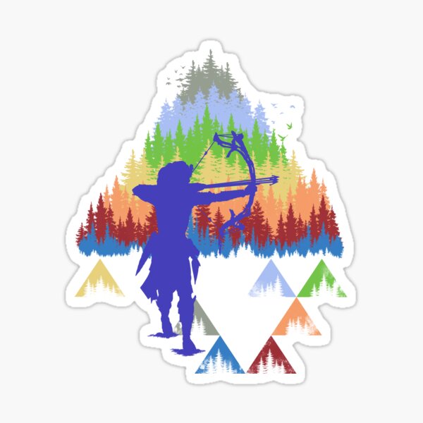 "Colorful Horizon" Sticker for Sale by ra-men | Redbubble