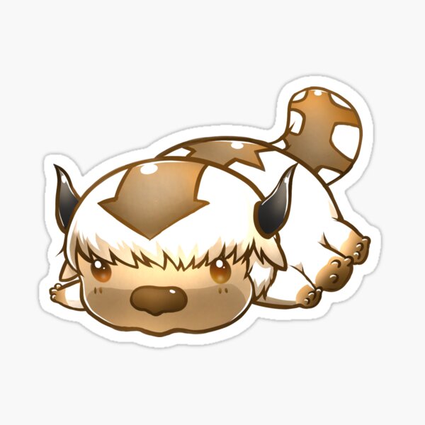 "Sleep Appa (Avatar Last Airbender)" Sticker for Sale by VinialArt ...