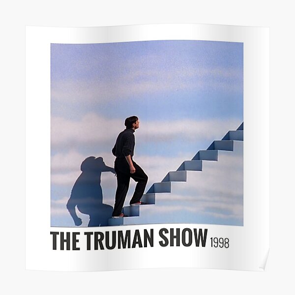 "[HIGH QUALITY] Truman Show Stairs " Poster by Xelfeer | Redbubble