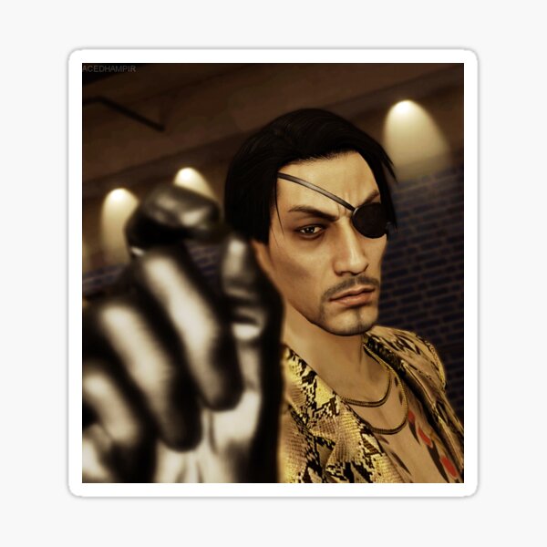 "Goro Majima" Sticker for Sale by DeadGiirlxx | Redbubble