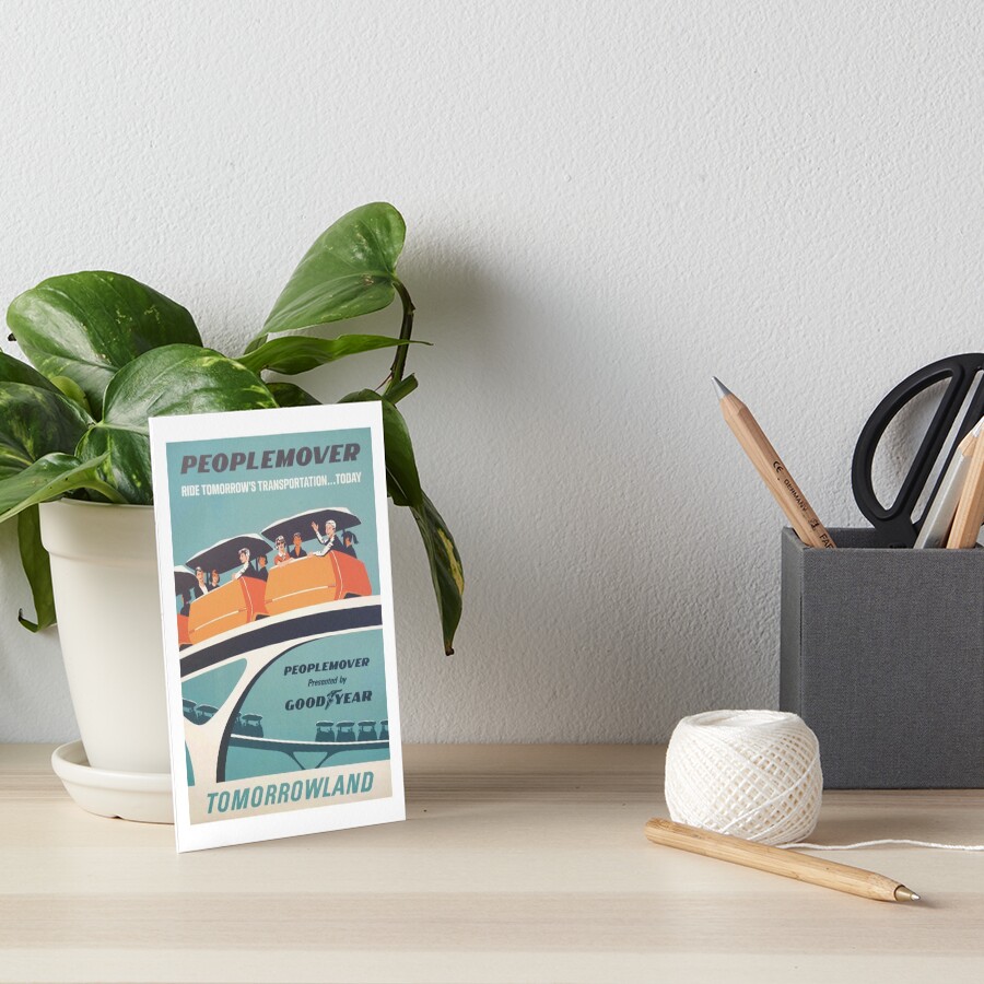 "Peoplemover presented by Good Year poster" Sticker for Sale by ...