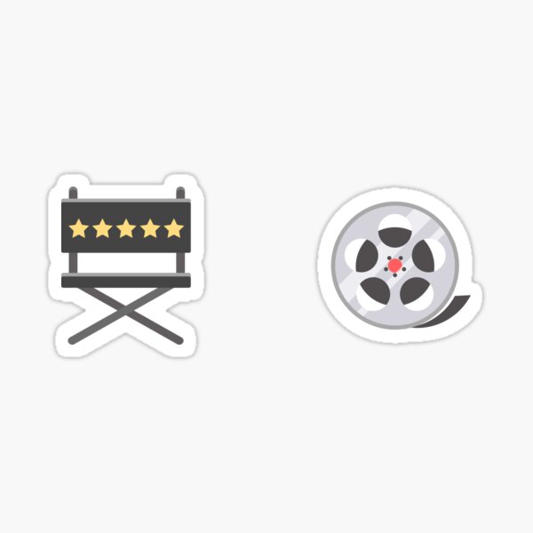 "Film Reel" Sticker by TheSimpleMan | Redbubble