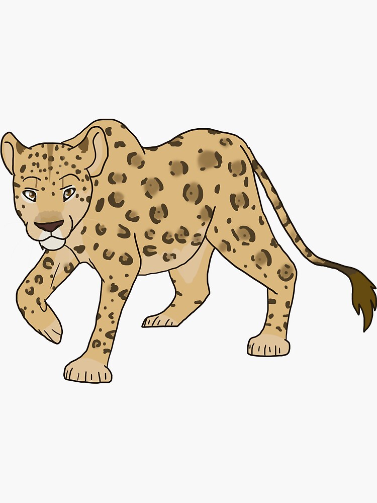 "Marozi Lioness" Sticker for Sale by Skylacine | Redbubble