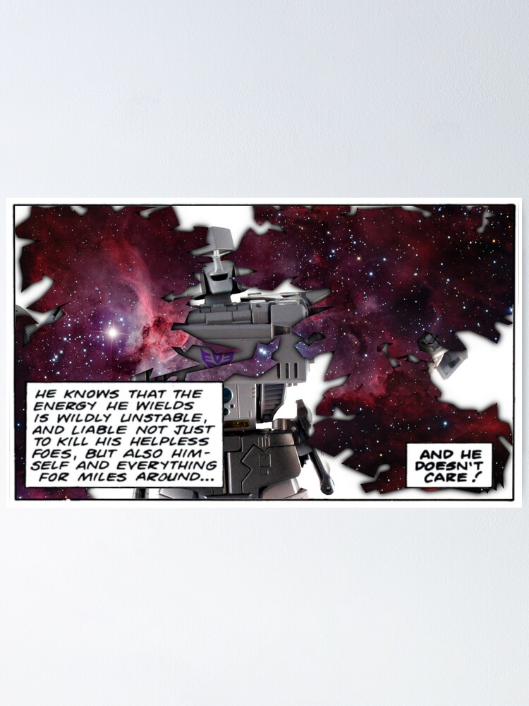 "Megatron Antimatter Energy" Poster for Sale by kgorman79 | Redbubble