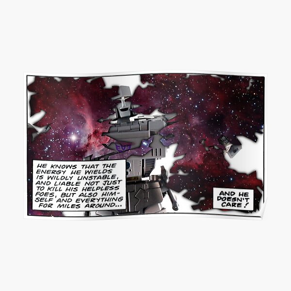 "Megatron Antimatter Energy" Poster for Sale by kgorman79 | Redbubble