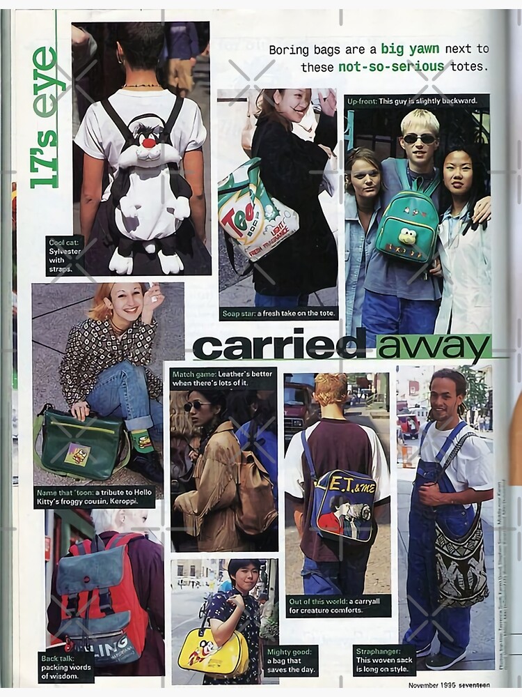 "retro magazine cover 1995 aesthetic" Poster by adriannadam | Redbubble