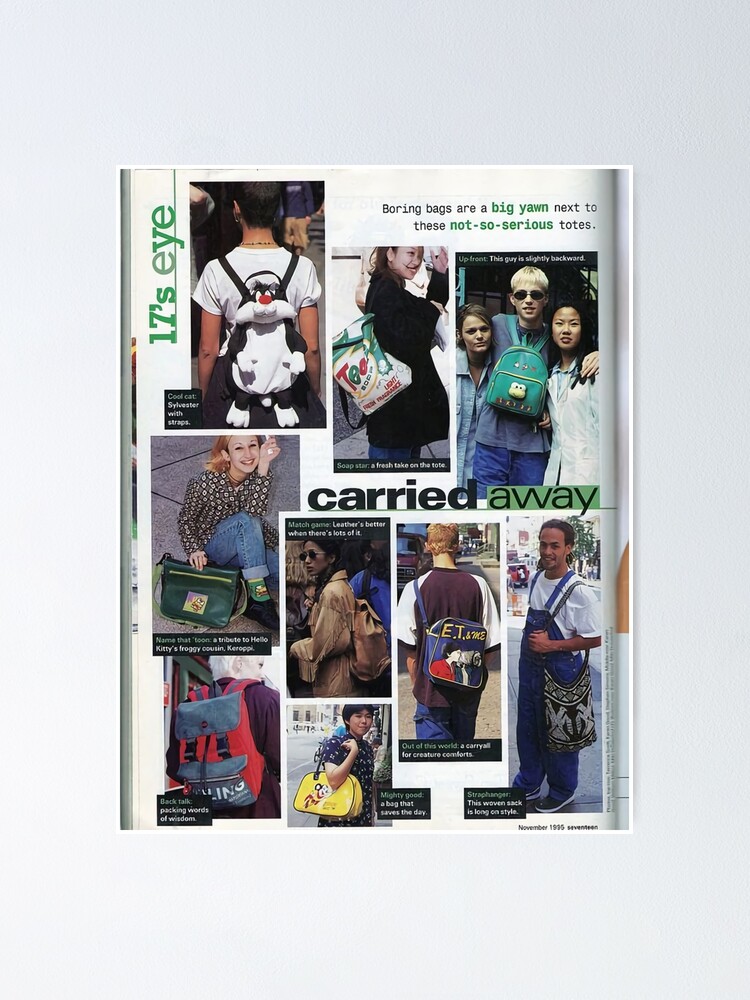 "retro magazine cover 1995 aesthetic" Poster by adriannadam | Redbubble