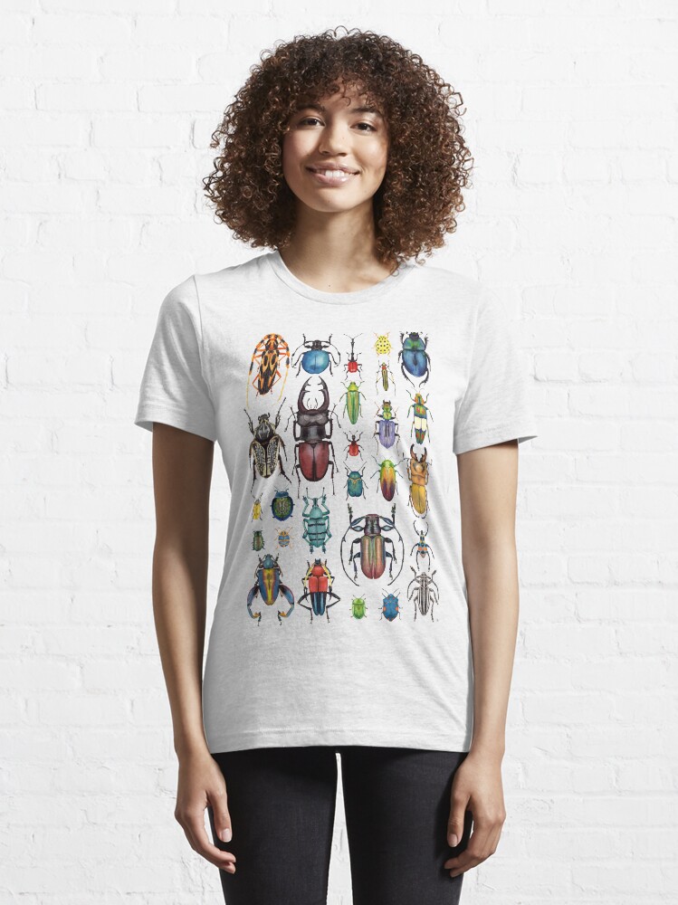 "Beetle Collection" T-shirt for Sale by KellyJadeART | Redbubble | bugs ...