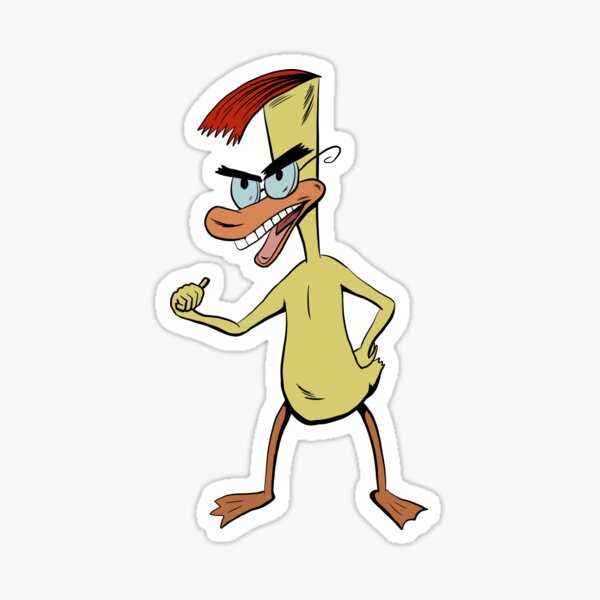 "Duckman" Sticker for Sale by blacksnowcomics | Redbubble