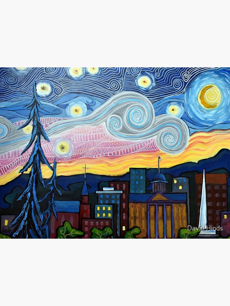"Starry Night Over Springfield Illinois" Photographic Print by ...