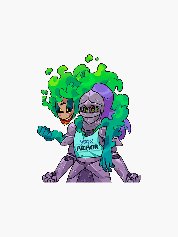 "Aaravi Mishra and Hex in Yoga Amor - Monster Camp" Sticker for Sale by ...