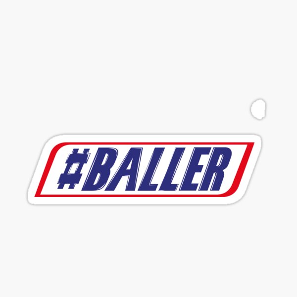 "#BALLER" Sticker for Sale by BallrBeauties | Redbubble