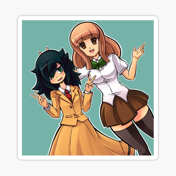 "Watamote" Sticker for Sale by chicapica | Redbubble